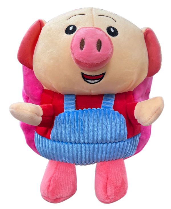 Children’s leash backpack—Pink Pig – Cellularcandy